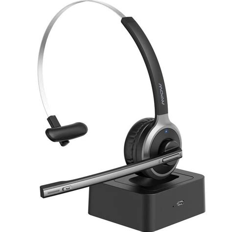 Casque Bluetooth Avec Base De Chargement Micro Casque De Jeu Sans Fil
