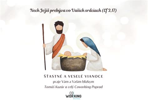 Šťastné A Veselé Vianoce Coworking Poprad