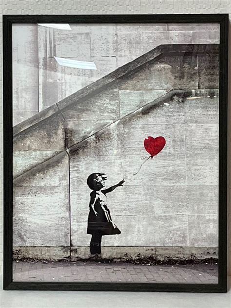 Yahooオークション バンクシー Banksy 風船と少女 アートポスター