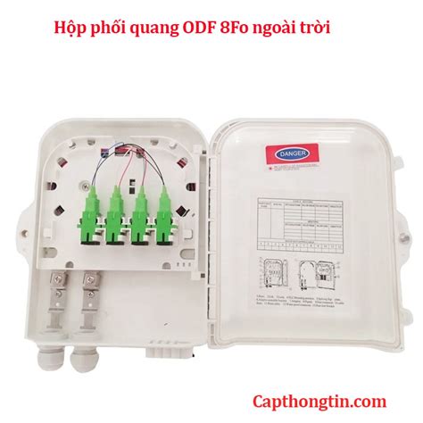 Hộp Phối Quang 8 Sợi Ngoài Trời 8fo 8 Core