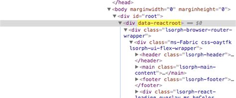 Data Reactroot Attribute Missing In Issue Facebook