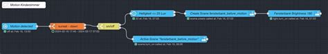 motion sensor create scene nodered node red home assistant
