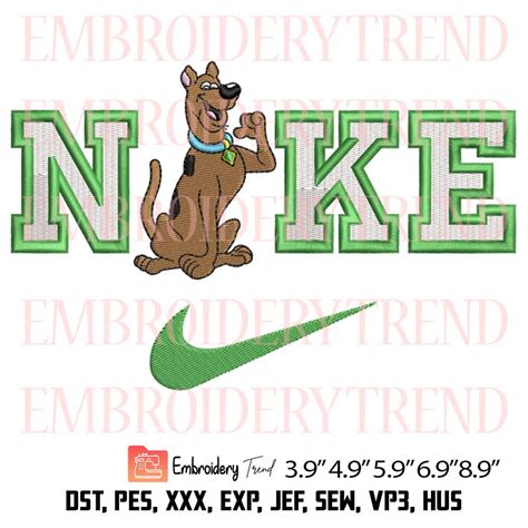 Scooby Doo X Nike Embroidery Design Scooby Doo And Shaggy Couple