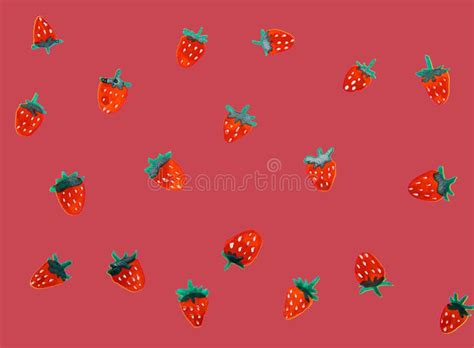 Erdbeeren Gemalt Im Aquarell Stock Abbildung Illustration Von Nahrung Auslegung
