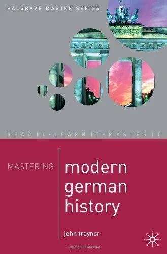 MASTERING MODERN GERMAN History 1864 1990 Palgrave Master Serie EUR 12