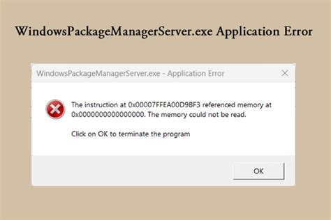 Fix Windowspackagemanagerserverexe Application Error 5 Ways
