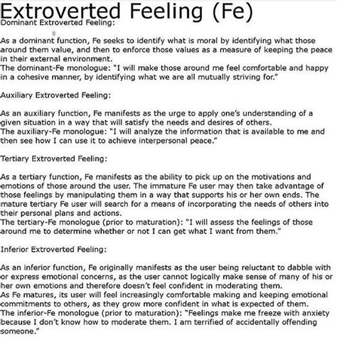 Good Descriptions Of The Eight Cognitive Functions Artofit