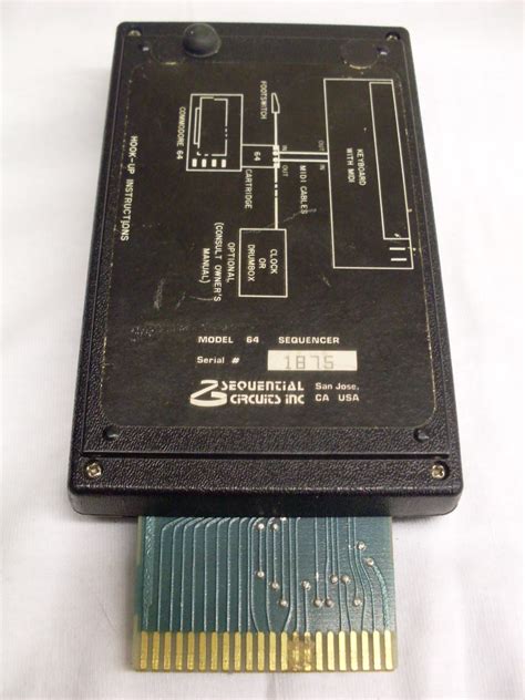 matrixsynth vintage sequential circuits model 64 sequencer cartridge