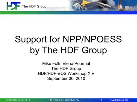 presentation hdf eos tools and information center
