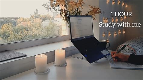 HOUR STUDY WITH ME BACKGROUND NOISE NO BREAK NO MUSIC STUDY WITH Te Rina YouTube