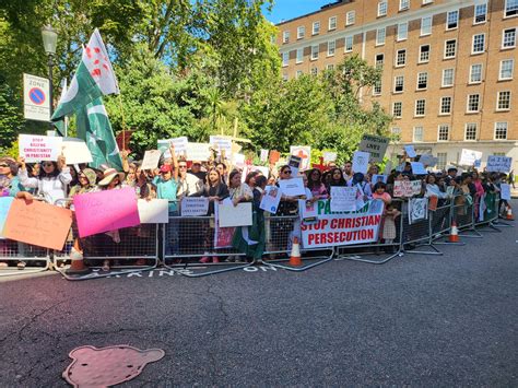 Pakistani Christians Unite In London To Protest Jaranwala Attacks