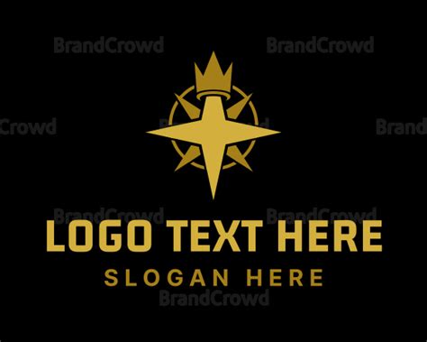 Luxury Crown Compass Logo Brandcrowd Logo Maker