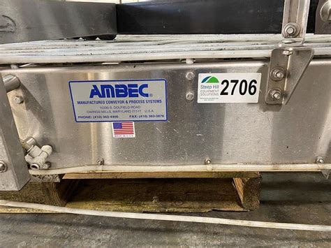 Used Ambec 75 Long Conveyor Frame For Sale At Steep Hill Equipment Solutions