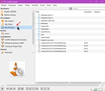 Watch A Picture Slideshow In VLC
