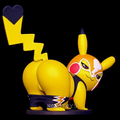 Pikachu Libre NSFW D Model By NoNoToys