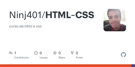 GitHub Ninj HTML CSS Curso De Html E Css