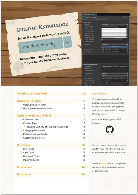 Input Fields The Unity Ugui Guide By Christina Creates Games