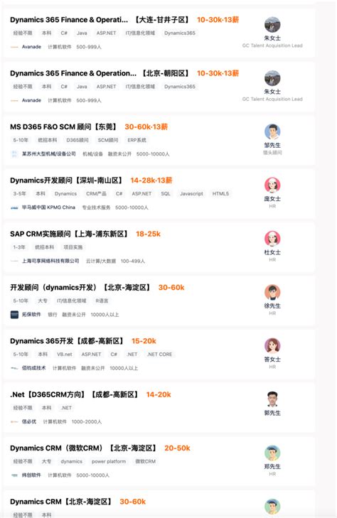 国内crm相关职位招聘火热！最高月薪6万！ 微软crm－如何 怎么 怎样 零基础 在线 学习 学 编程 It 程序员 微软 Crm 软件