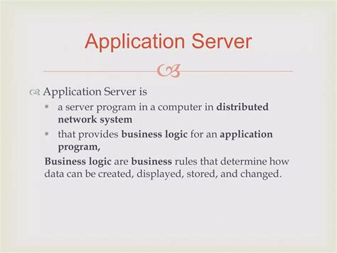 What Is Server Web Server Vs Application Server Pptx