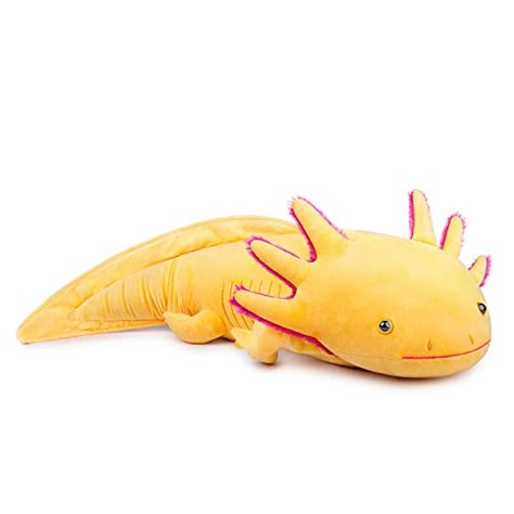 Large Axolotl Plush Super Large Weighted Yellow Axolotl Stuffed