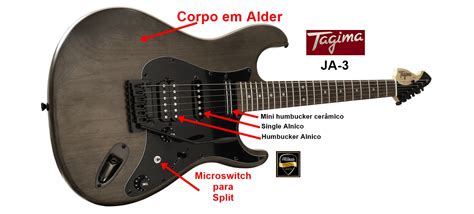 Guitarra Tagima Juninho Afram Ja 3 Regulada M Tech Instrumentos Musicais