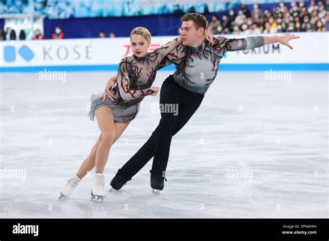Tokyo Japan 14th Apr 2023 Alexa Knierim And Brandon Frazier Usa