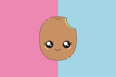 Kiwi Kawaii Cute Illustration Graphic By Purplebubble · Creative Fabrica
