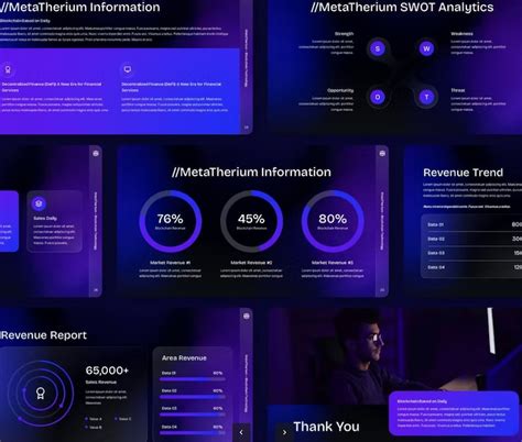Blockchain Powerpoint Presentation Template Crypto Ppt Tech Slide
