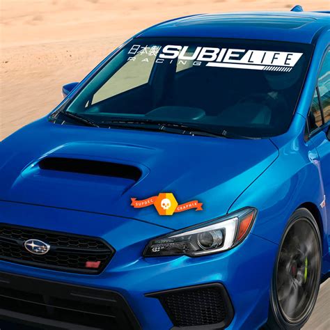 Subaru Wrx Impreza Outback Windshield Banner Forester Sti Subielife