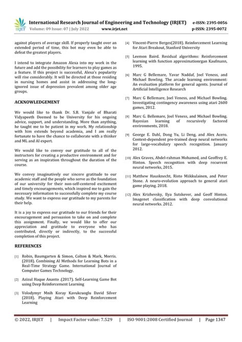 Gaming Bot Using Reinforcement Learning Pdf