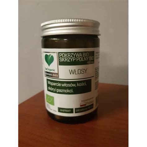 Be Organic Skrzyp Polny Bio Pokrzywa Bio Suplement Diety Cena