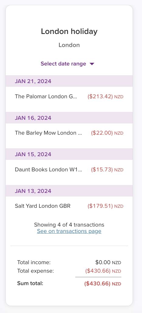 Dashboards The Saved Search Widget Pocketsmith Learn Center