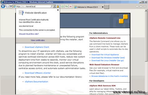Replacing Vmware Esx Server Default Self Signed Certificate Adrian