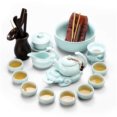 功夫茶具名称图解 夫茶具整套茶具图片 夫茶具介绍 大山谷图库