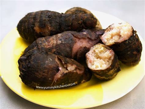 Gabi Taro Root Vegetable A Short Introduction Yummy Kitchen