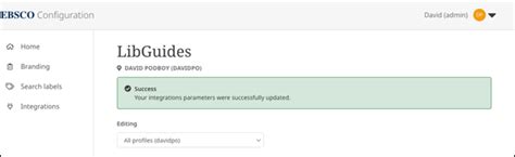 将 libguides 集成到新的 ebsco discovery service 用户界面中