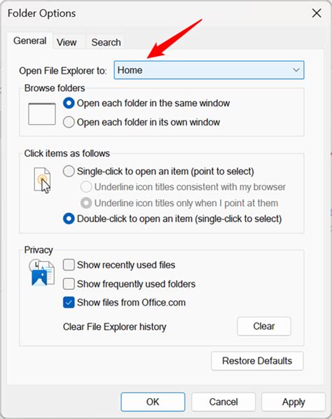 Make File Explorer Open To Onedrive Dropbox Or Another Folder