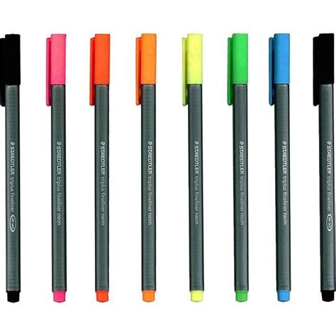 Triplus Lot De 8 Feutres Fins Couleurs Pastel 6 2 Feutres Gratuits