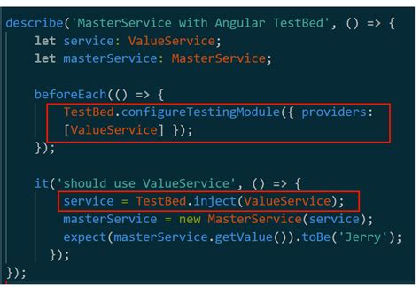 使用testbed测试具有依赖关系的angular服务 阿里云开发者社区