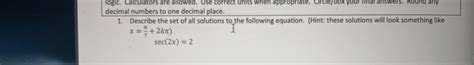 Solved Logic Calculators Are Allowed Use Correct Units