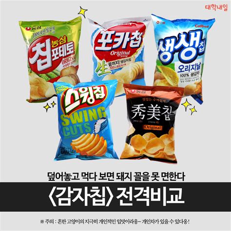 대학내일 다이어트를 위해 앞으로 감자칩 한 봉지를 먹더라도 꼼꼼히 따져보고 먹을거라옹 오늘 먹은