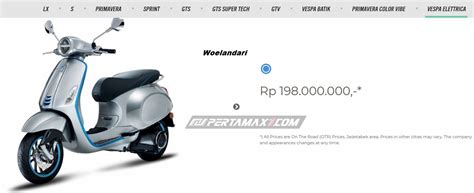 Harga Vespa Listrik Elettrica Indonesia Mulai Rp198 Juta Launching Di