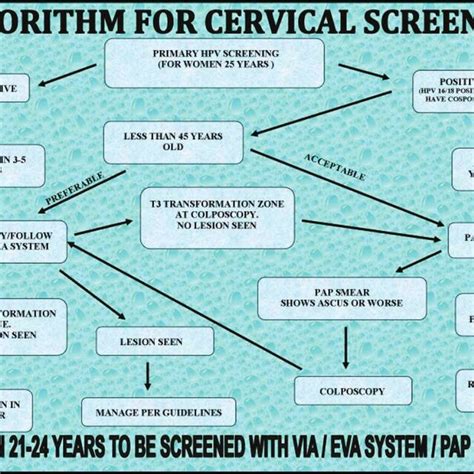 Cervical Precancer Screening Algorithm At The Ccptc Battor Download Scientific Diagram