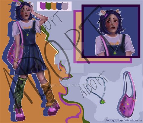 Cute Kitty Adopt Open By Viruluae On Deviantart