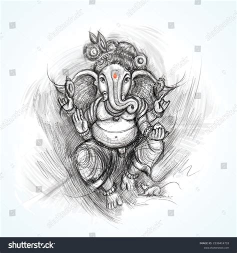 How To Draw Ganesha In Pencil Step By Step