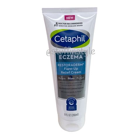 Cetaphil Eczema Restoraderm Flare Up Relief Cream 8 Fl Oz 266ml