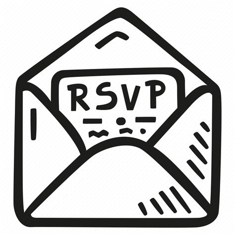 Envelope Rsvp Card Wedding Marriage Icon Download On Iconfinder