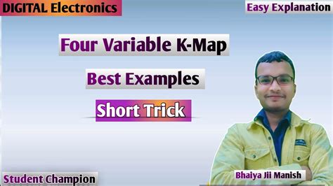Lec Four Variable K Maps Digital Electronics By Bhaiya Jii