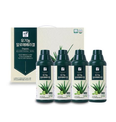 맑은농장 유기농 알로에베라겔기획세트1050ml4병 티몬