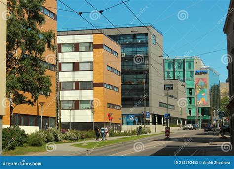 Tallinn Estonia July 8 2017 Residential Houses In Kassisaba Subdistrict Of Historical